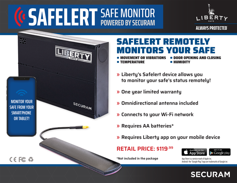 Accessory - Security - SafElert Safe Monitor - LibertyGunSafe.com